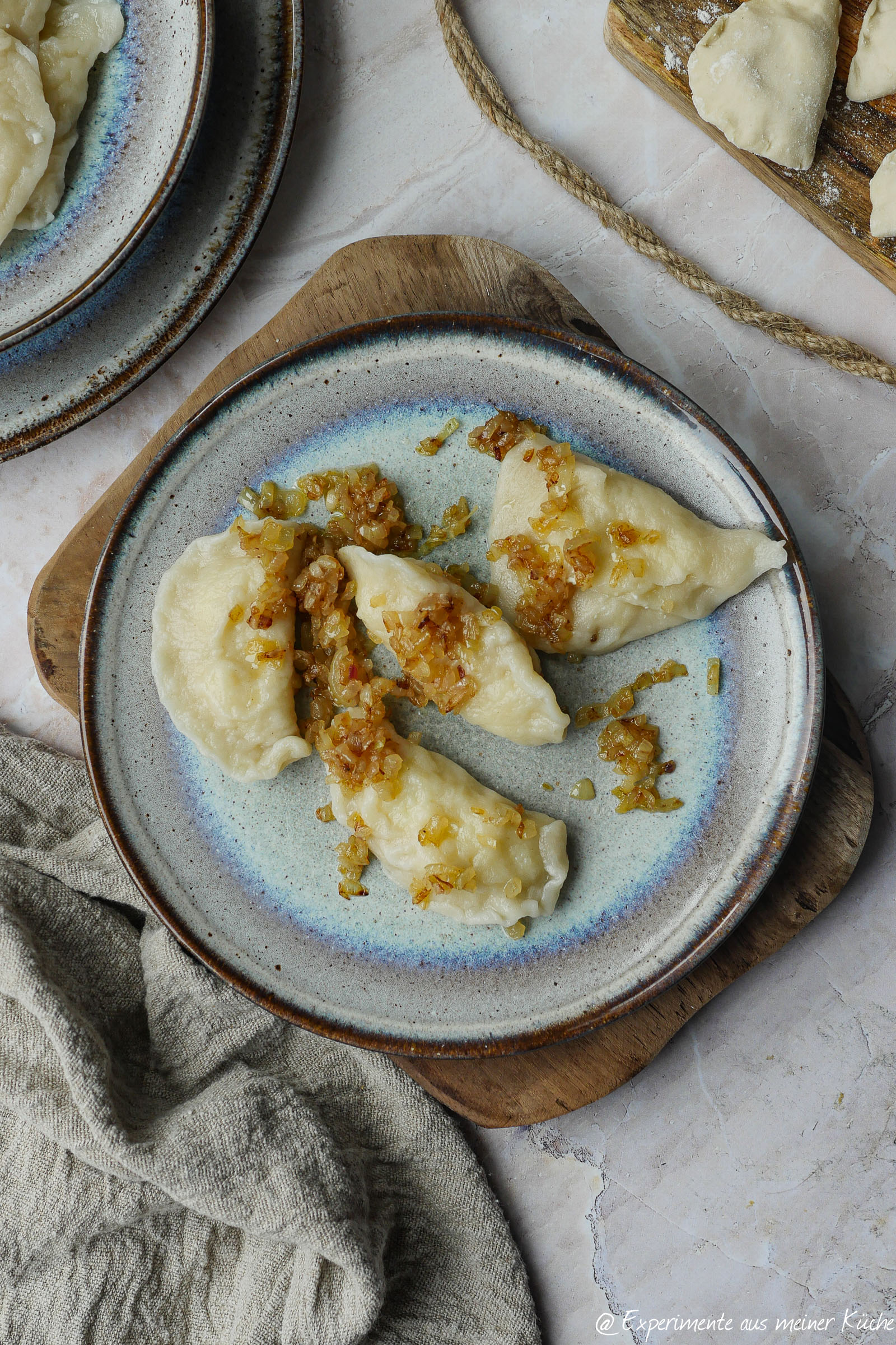 Pierogi ruskie mit Kartoffel-Käse-Füllung