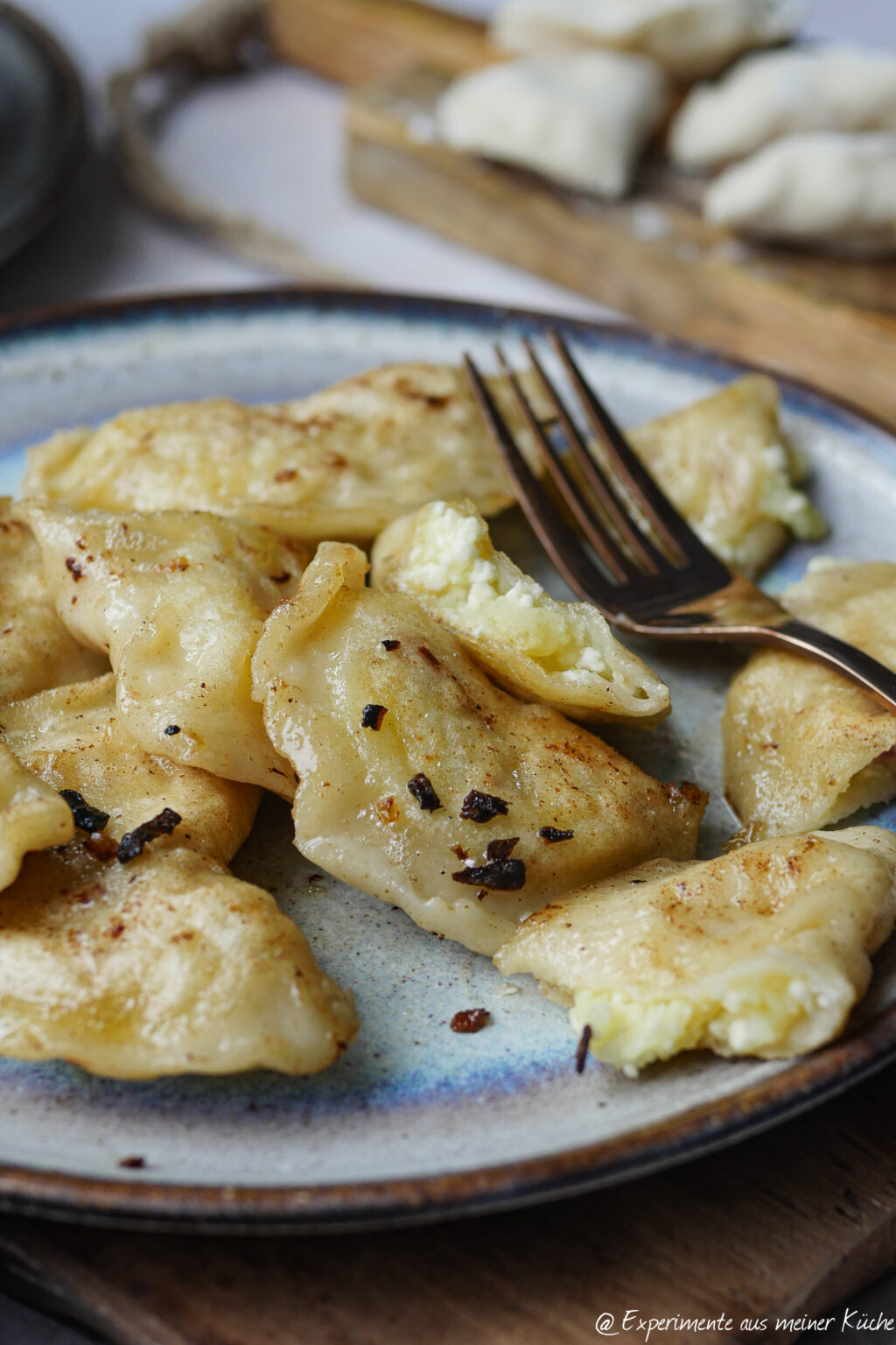 Pierogi ruskie mit Kartoffel-Käse-Füllung