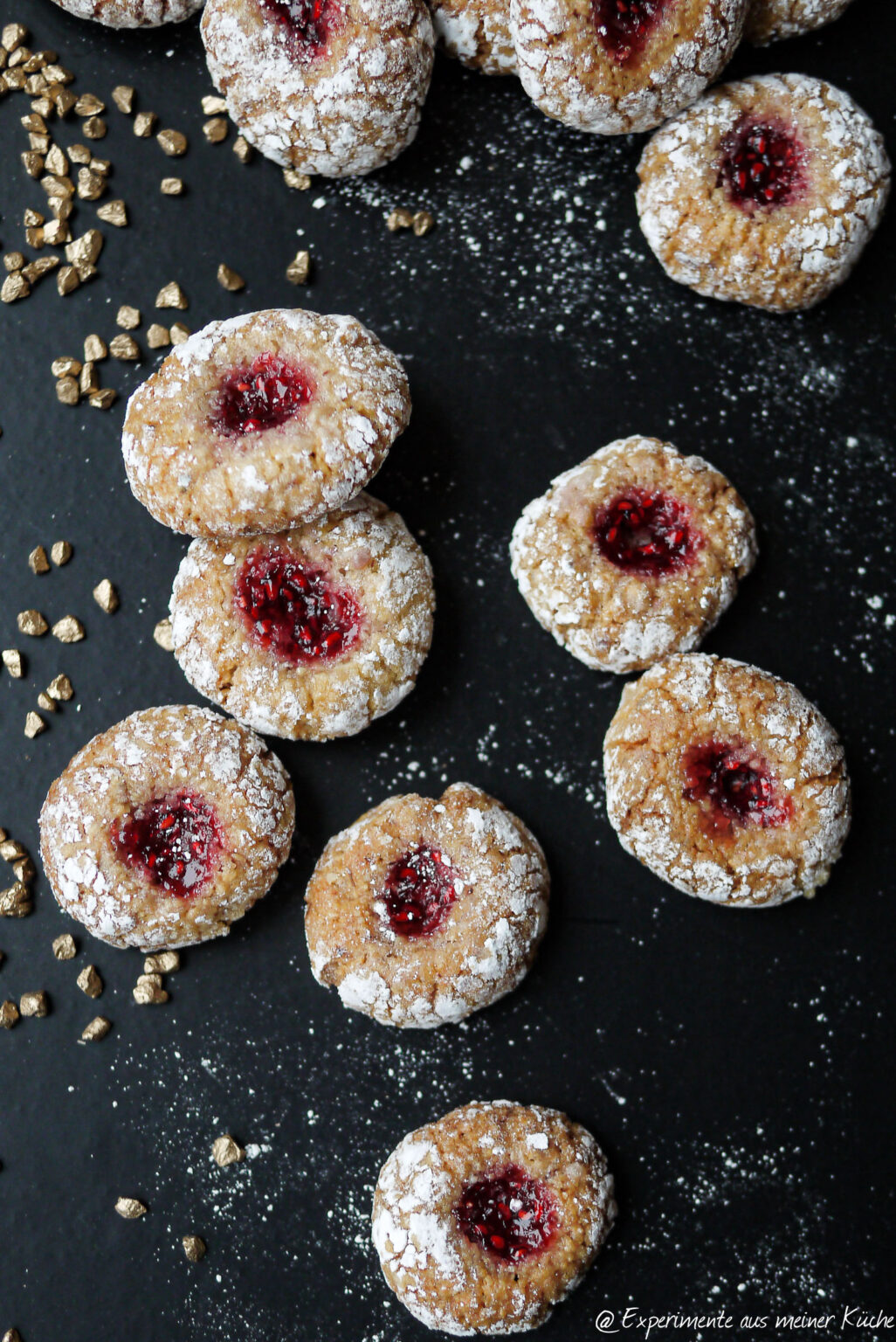 Himbeer Amarettini Plätzchen