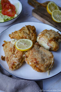 Hähnchen Cordon Bleu aus der Heißluftfritteuse